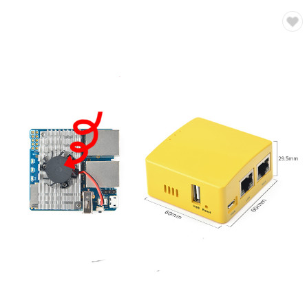 Quality NanoPi R2S Dual Gbps Ethernet Gateways Support OpenWrt LEDE System for sale