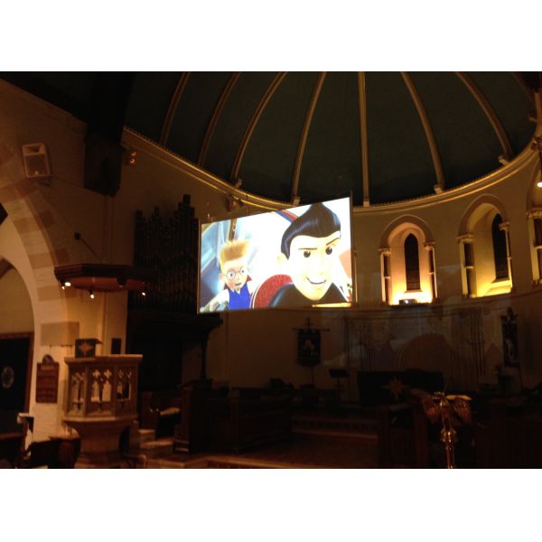 Quality Transparent Self Adhesive Holographic Projection Film with 5 Years Lifespan for Rear Projection for sale