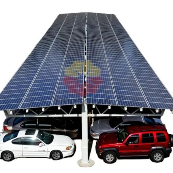 Quality Q235 Steel Solar Carport Structures with CE Certification and 1.4KN/m2 Snow Load for sale