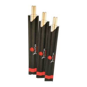Quality Chinese Wholesale Chopstick Paper Packing Health Bamboo Chopsticks for sale