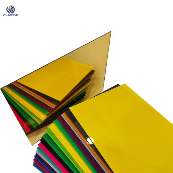 Quality Gold Mirror Acrylic Sheet 4ft X 8ft Size Perspex Mirror Panels OEM for sale