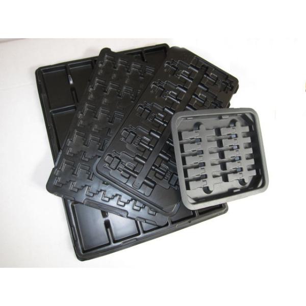 Quality 5mm 10e6 ohms ESD component HIPS Antistatic Blister Tray for sale