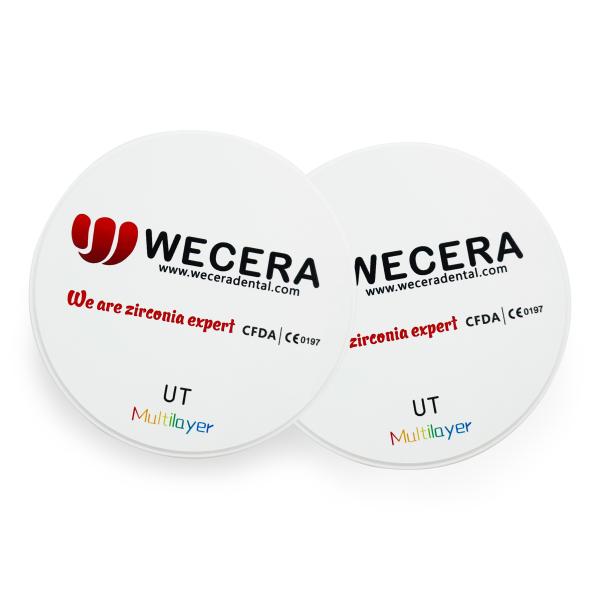 Quality Ultra Translucent Zirconia Ceramic Disc Anterior Multilayer Zirconia Disc for sale