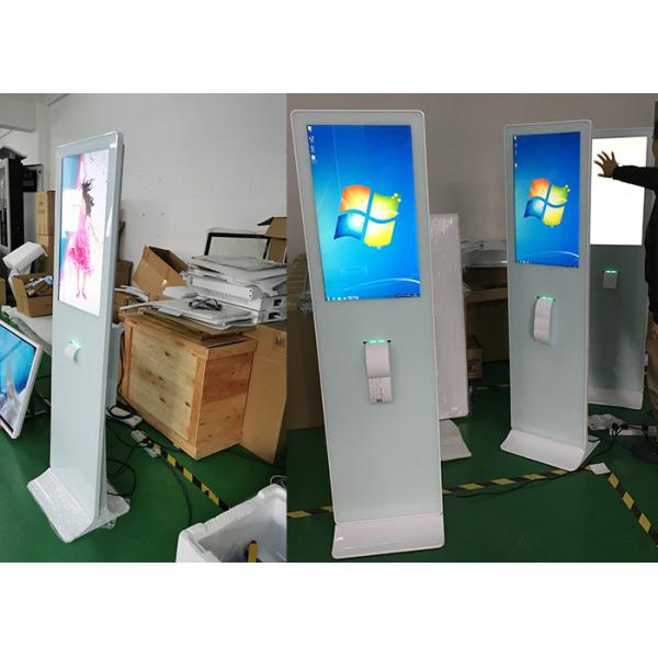Quality Customized all in one touch screen kiosk with 80mm printer build in capacitive for sale