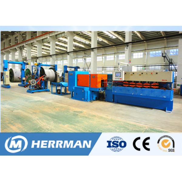Quality Aluminum Alloy Interlock Cable Armouring Machine For Cable Manufacturing Plant High Potency for sale
