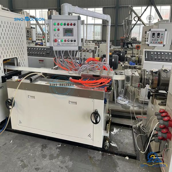 Quality WPC/PVC Wall Panel Machine With Conical Twin Screw Extruder ABB Or Delta Inverter 380V 50HZ 3Phase Customized Voltage for sale