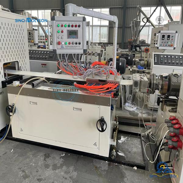 Quality WPC/PVC Wall Panel Machine With Conical Twin Screw Extruder ABB Or Delta for sale