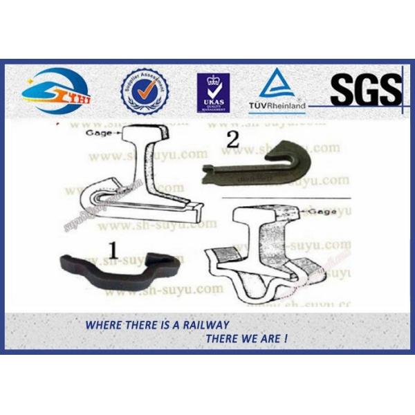 Quality 60Si2MnA Railway Spare Parts , ASTM Rail Fasteners ISO9001-2008 TUV for sale