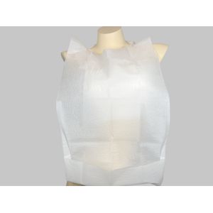 Quality Disposable Paper Bibs For Adults Single Use Sanitary Portable Adjustable Neck for sale
