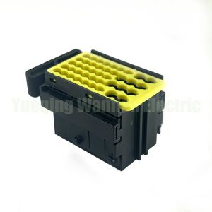 Quality 42 Pin 936421-2 Electrical Automobile ECU Connector Black Female Waterproof for sale