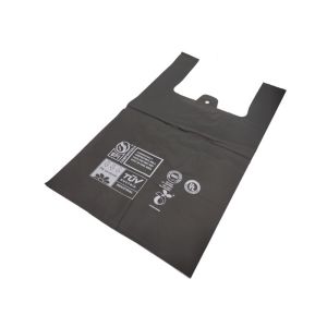 Quality Singlet Shape 1 Mil Plastic Free Packaging Biodegradable Food Waste Bags for sale