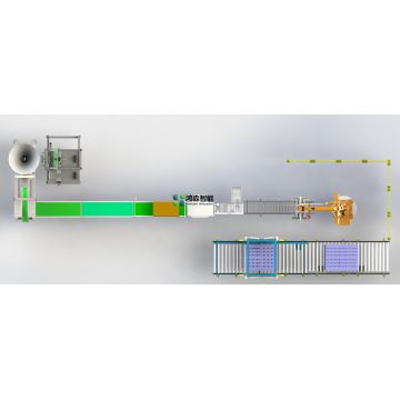 Quality Open Mouth Bag Full Automatic Bag Packing Machine System With Pallet Wrapper for sale