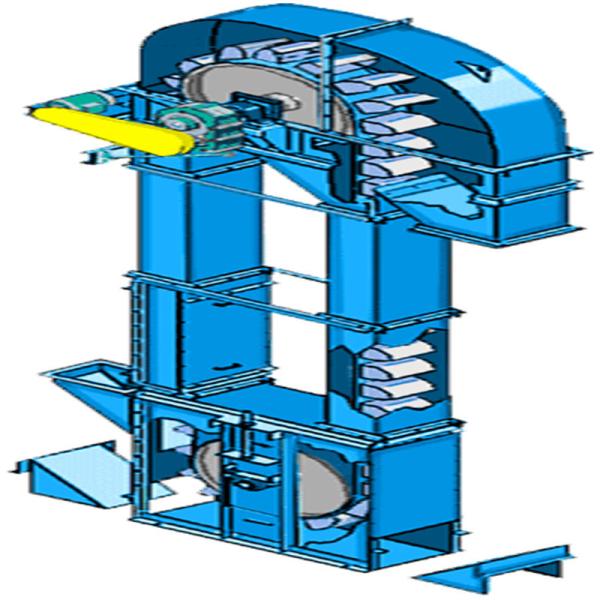 Quality 2200 Tph Bulk Materials Conveying Bucket Elevator In Vertical Direction for sale