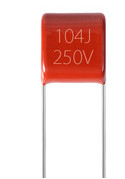 Quality Red Metallized Polyester Film Capacitor for sale