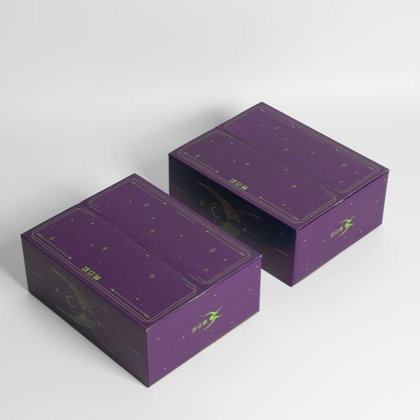 Quality Customized Recyclable Cardboard Soap Box with Sponge Liner and CMYK Printing for sale