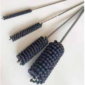Quality Silicon Carbide Ball Head Polishing Brush Ball Head Pipe Abrasive Brush for sale