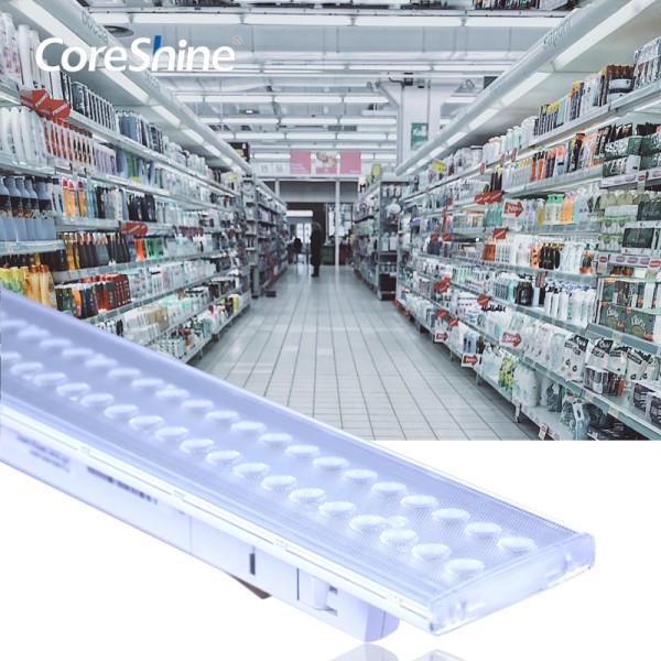 Quality 1.5m 50watt Supermarket Lighting , 8000lm Low Bay LED Light Fixtures for sale
