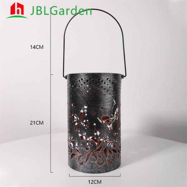 Quality Rusty Corten Garden Lights Metal Waterproof LED Landscape Lawn Bollard Light Rust Color for sale