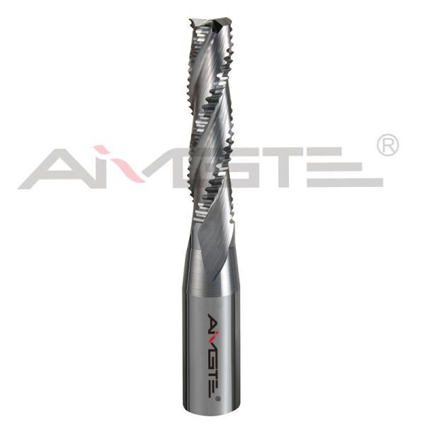 Quality 0.6μm Aluminum Roughing Endmill H6 3 Flute Roughing End Mill Customized for sale