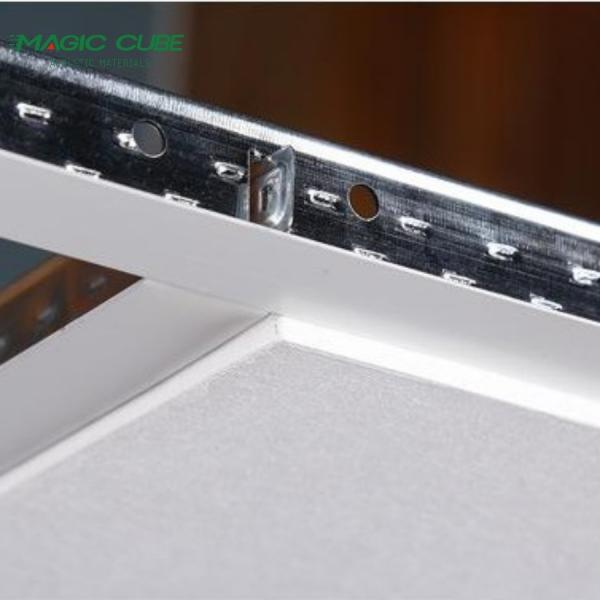 Quality Square Fiberglass Acoustic Ceiling Panels Environment Friendly High Performance for sale