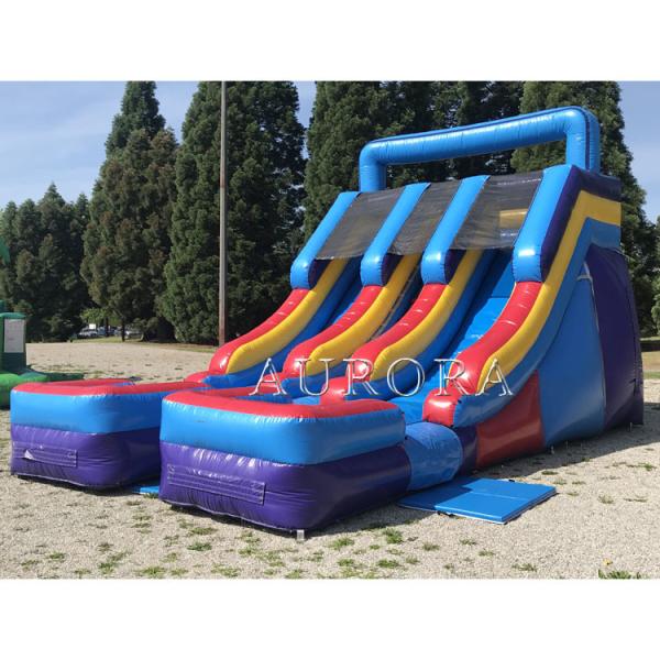 Quality Pvc Tarpaulin Inflatable Water Slides For Pool Giant Inflatable Bouncer Slide for sale