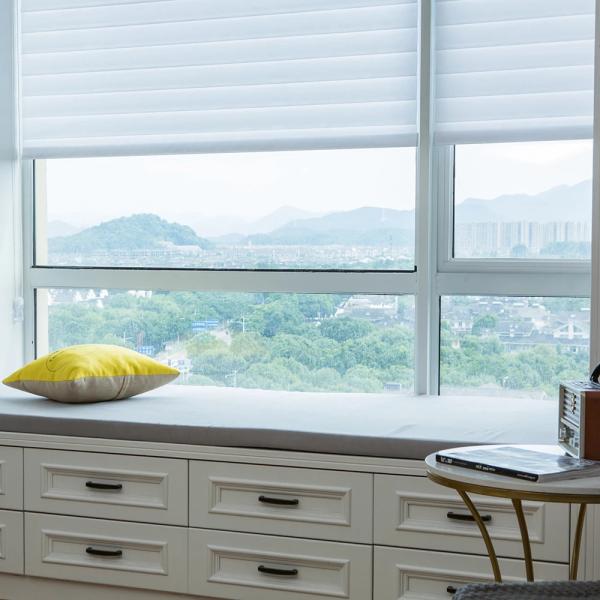 Quality WELLSOURCE Manual 2"Shangri-la shades Non Blackout Light Filtering for Home, for sale