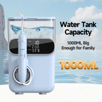 Quality Family Water Flosser Big Capacity 1000ml IPX5 Oral Irrigator Rechargeable Tooth for sale
