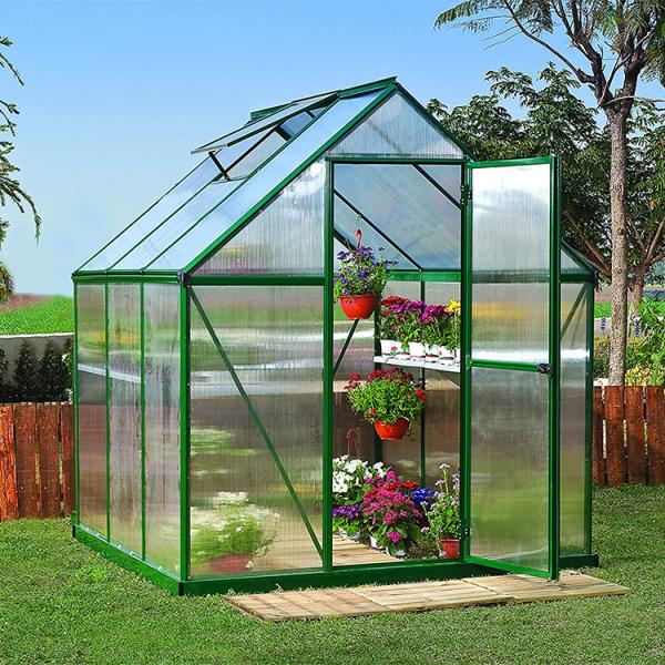 Quality Clear Polycarbonate Sheet Greenhouse Plastic Shed Agricultural Garden Greenhouse for sale
