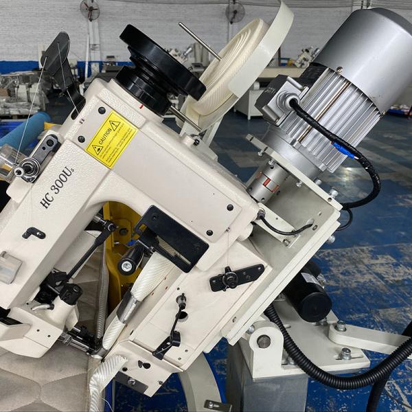Quality Commputerized automatic mattress tape edge machine 15-20pcs/h automatic flipping for sale
