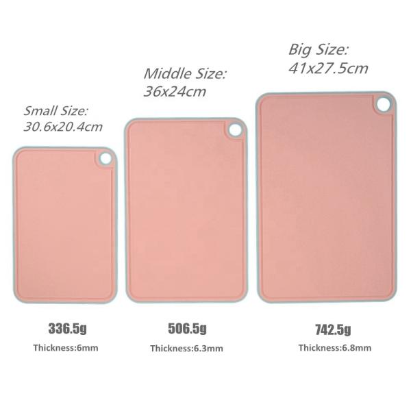 Quality Plastic Cutting Boards with Deep Juice Grooves Lava Orange Durable and for sale