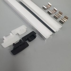 Quality Silver Aluminium Lamp Groove Fixture Screw Fixing Easy To Install for sale