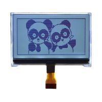 Quality COG Dot Matrix LCD Module Gray FSTN 128x64 8pins White Backlight for sale