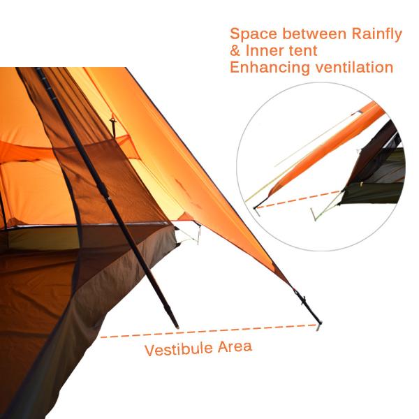 Quality 20D Nylon Outdoor Camping Tent for sale
