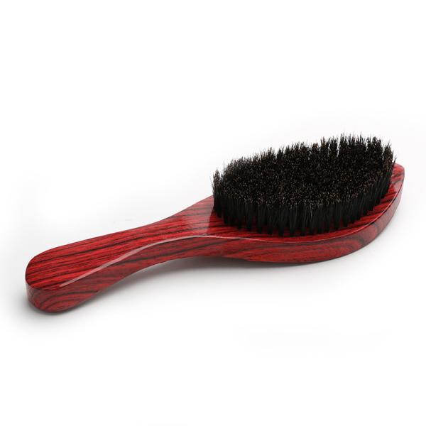 Quality Custom Logo 360 Wave Brush Long Wooden Handle For Men Soft Hard Boar Bristle for sale