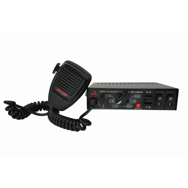 Quality 5 Tones Police Electronic Siren Amplifier , 100W Handheld Emergency Siren for sale