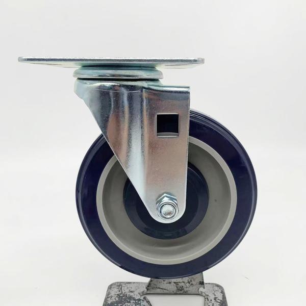 Quality 100mm PU Trolley Wheels Heavy Duty for sale