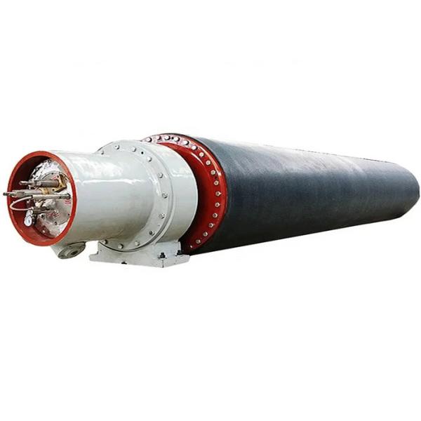 Quality Cast Iron Vacuum Suction Couch Roll With Rubber Coated For Paper Machine for sale