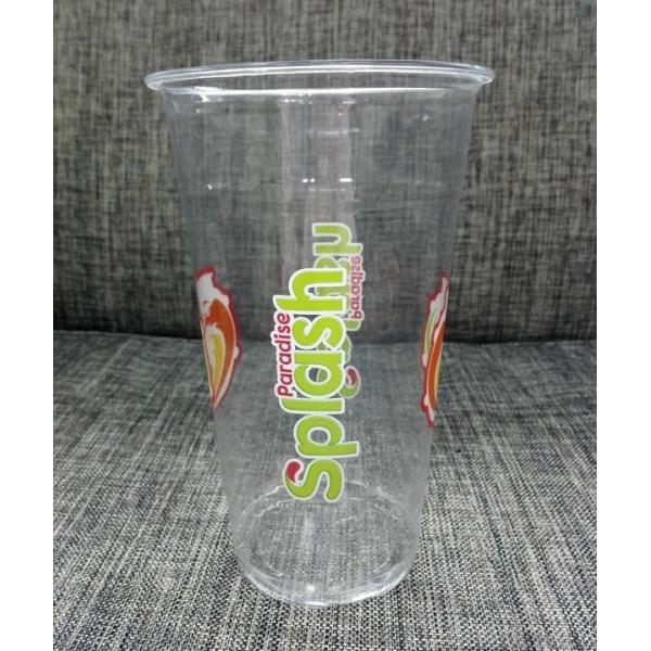 Quality 32oz Plastic Disposable Drinking Cup Food Grade Pet Takeaway Cold Drinking With for sale