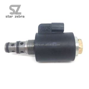 Quality SKM6G24D Swing Solenoid Valve for Kobelco SK Crane Excellent Performance for sale