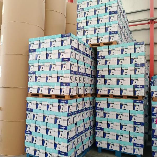 Quality Customized Size Offset Printing Paper Uncoated White Woodfree Paper for sale
