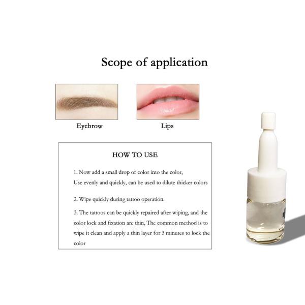 Quality Semi - Permanent Tattoo Repair Essence Agent Embroidery Eyebrow Lip Fixation for sale
