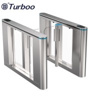 Quality Stainless Steel Speed Gate Turnstile Built-In Card Capture Reader Brushless for sale
