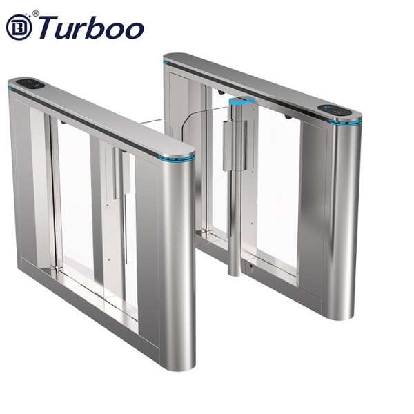 Quality Stainless Steel Speed Gate Turnstile Built-In Card Capture Reader Brushless Servo Motor for sale
