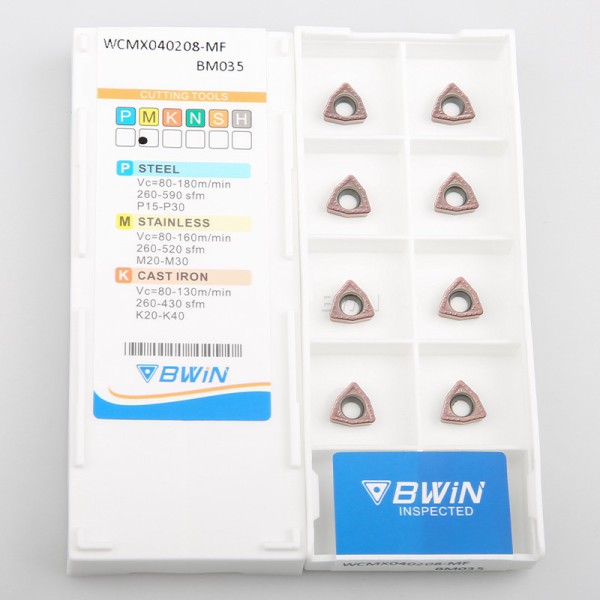 Quality Wcmx 030208 CNC Carbide Inserts Stainless Steel Tungsten Carbide Inserts for sale