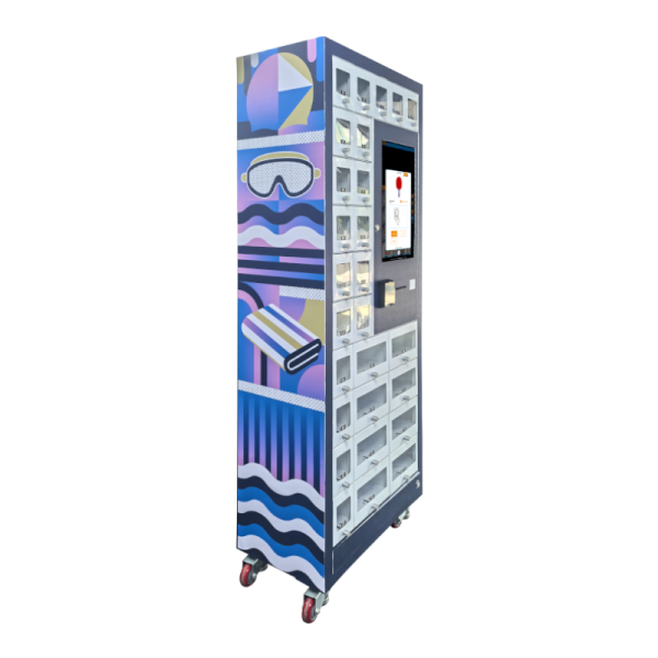 Quality Smart Swimming Gear Locker Vending Machine for Pools & Aquatic Centers — Self for sale