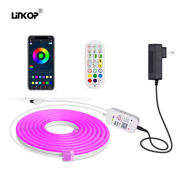 Quality Flexible 360 ° Colorful Led Neon Strip Soft 12v Low Voltage Waterproof for sale