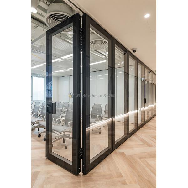 Quality Commercial Clear Modular Glass Wall System Movable Glass Partition Walls for sale