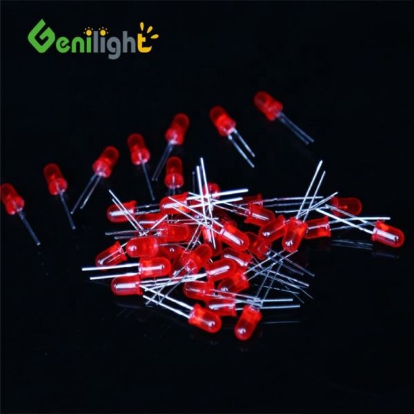 Quality F5 5mm LED Light Bulb Emitting Diode White Green Red Blue Yellow Two Pin for sale