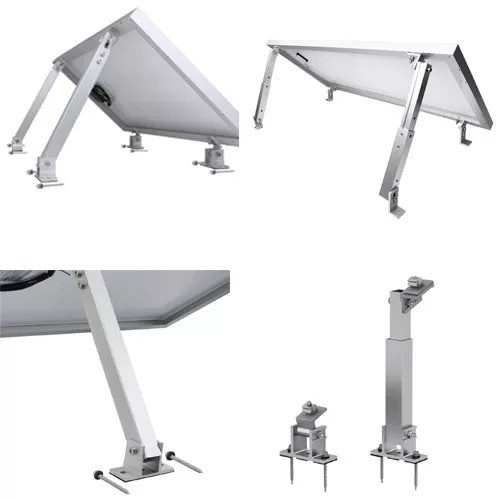 Quality PV Solar Panel Mounting System for Tile Roof Adjustable Aluminum Wall Mounted for sale