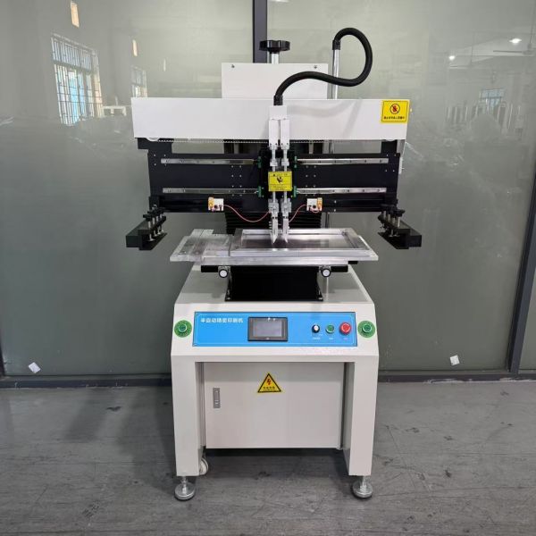 Quality Semi-automatic SMT Solder Paste Printer with ±0.01mm Printing Accuracy, 700×320mm Printing Table, and PLC Control System for sale